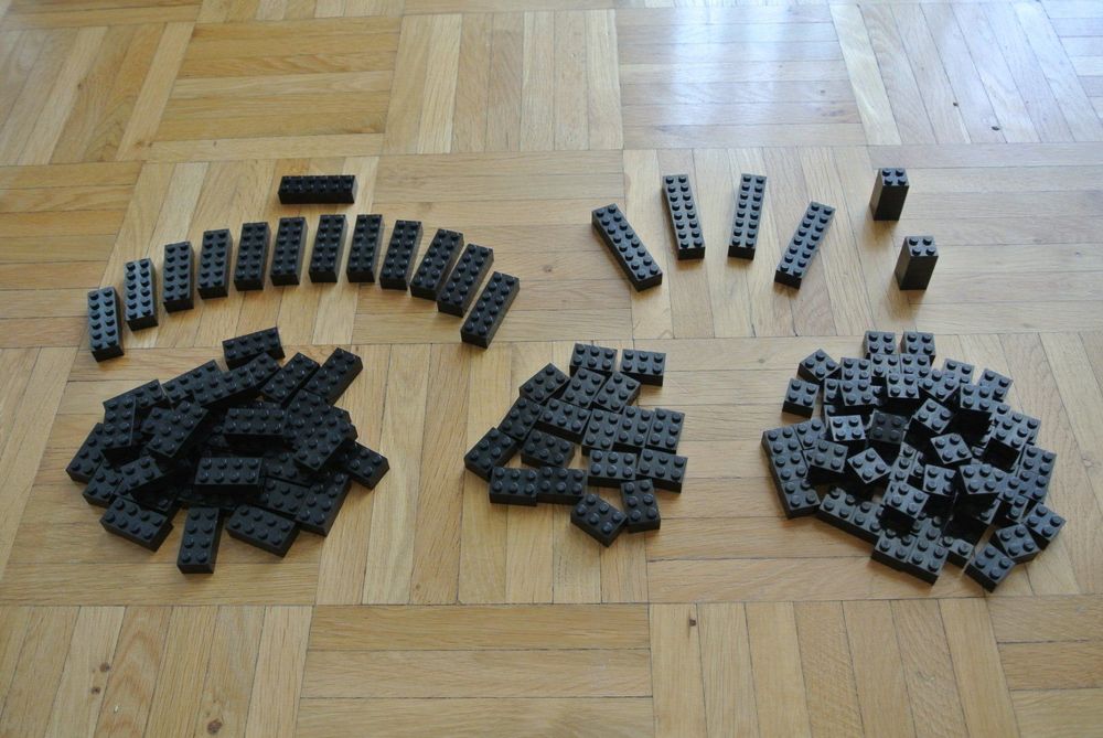 Lego 138 Steine schwarz (Gebraucht) in Bronschhofen für CHF 19 – mit ...