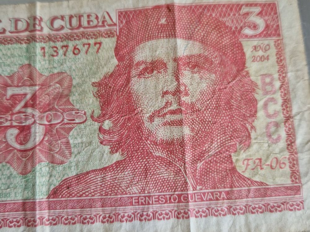 Billet 3 pesos Cuba Che Guevara (Gebraucht) in SAXON für CHF 5 – mit ...