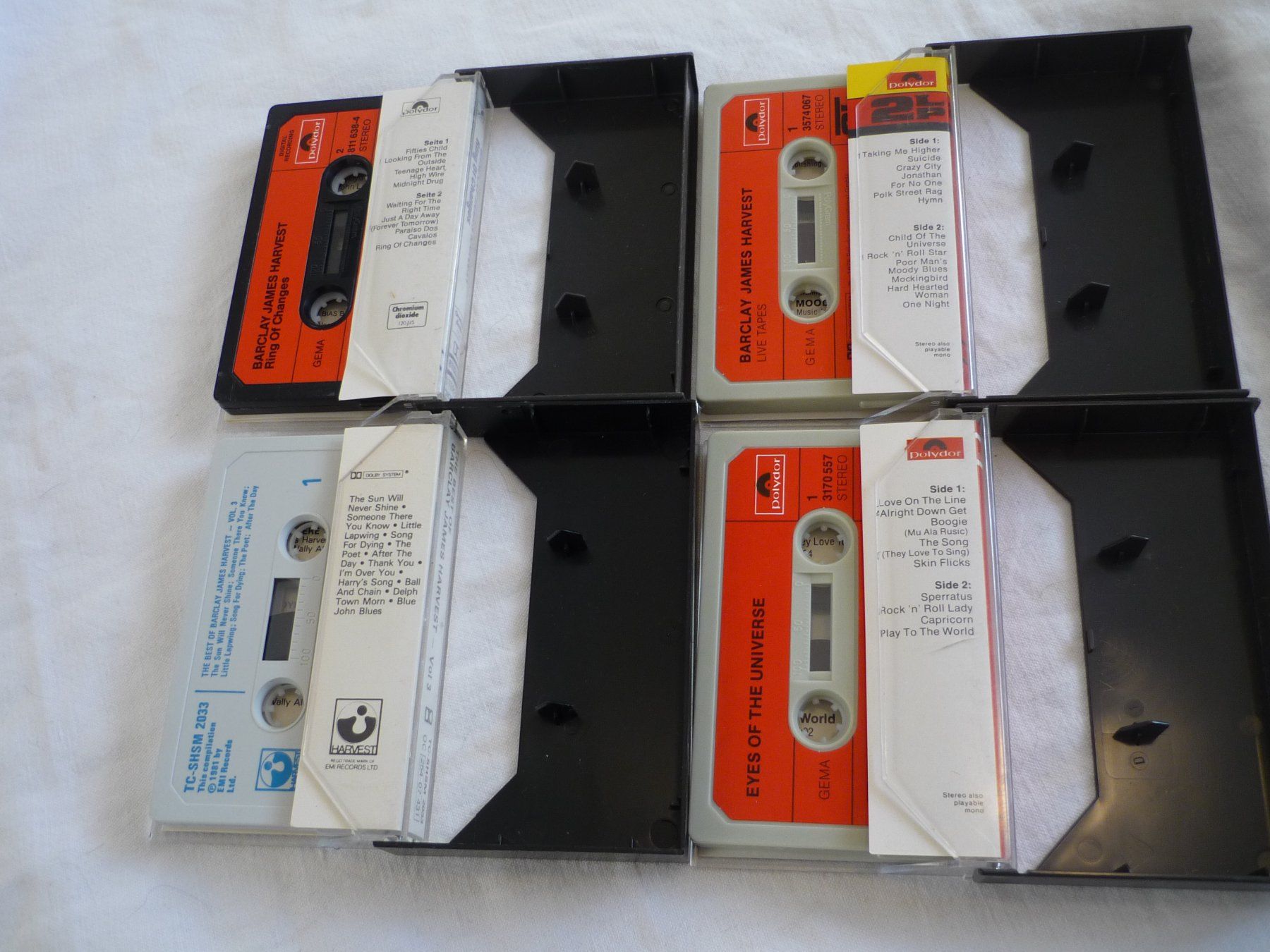 4x Musikkassetten - Barclay James Harvest - Top 70s Rock (Gebraucht) in ...