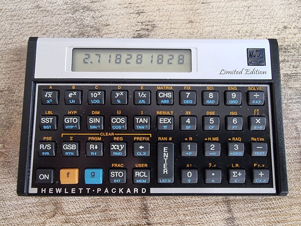 HP 15c Limited Edition Scientific Calculator | Kaufen auf Ricardo
