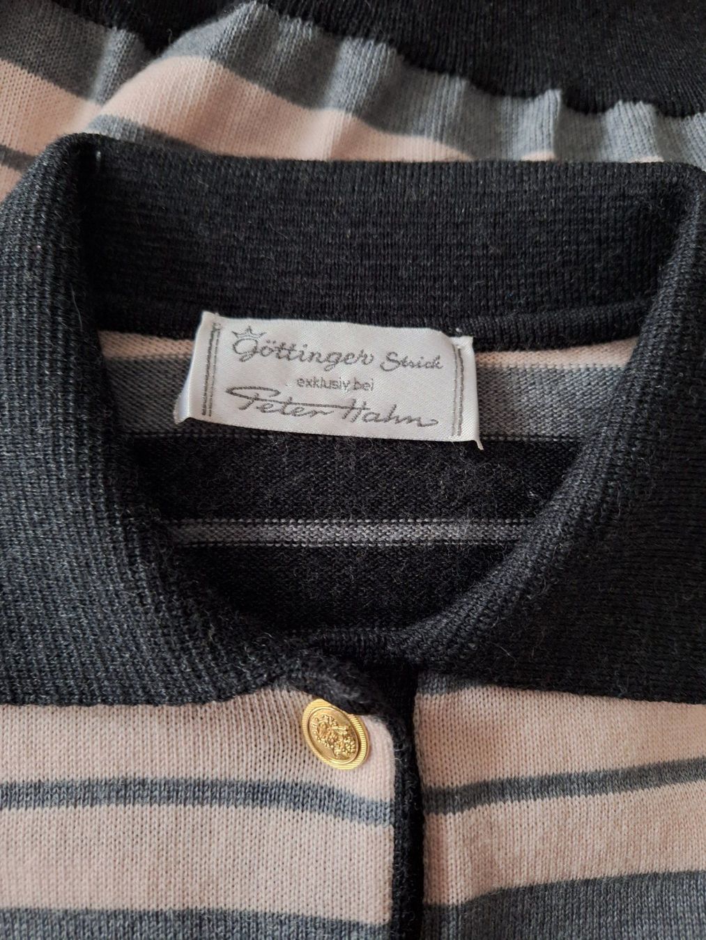 Pull en laine, rayé rose, gris et noir - Taille M (D'occasion) à St ...