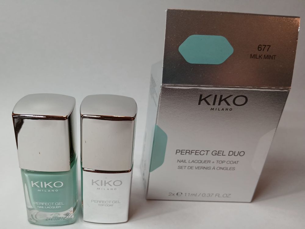 Kiko Milano Perfect Gel Duo, Farbe 677 Milk Mint, Neu💥💥💥 (Neu und ...