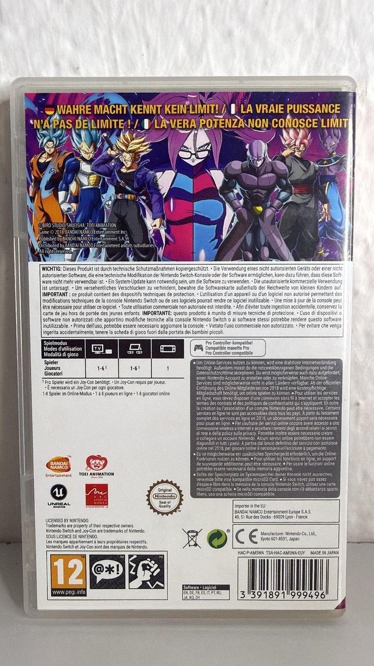 Dragon Ball FighterZ Nintendo Switch Game - Excellent! (Gebraucht) in ...