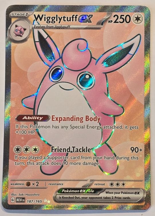 🇬🇧 Pokemon 151 》Wigglytuff 187/165 (Neu (gemäss Beschreibung)) in ...