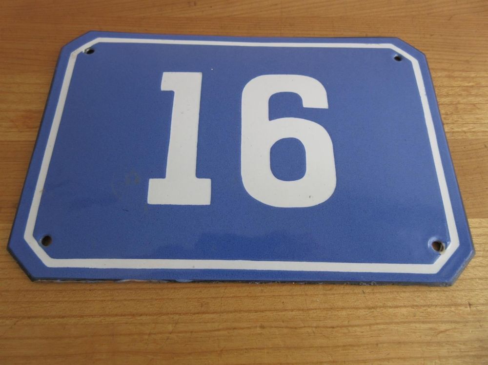 Emailschild Nummer 16, gross | Kaufen auf Ricardo