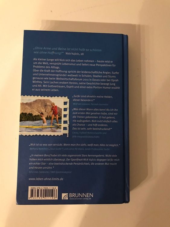 Nick Vujicic - Mein Leben ohne Limits (Gebraucht) in Buchs ZH für CHF 2 – mit Lieferung auf ...