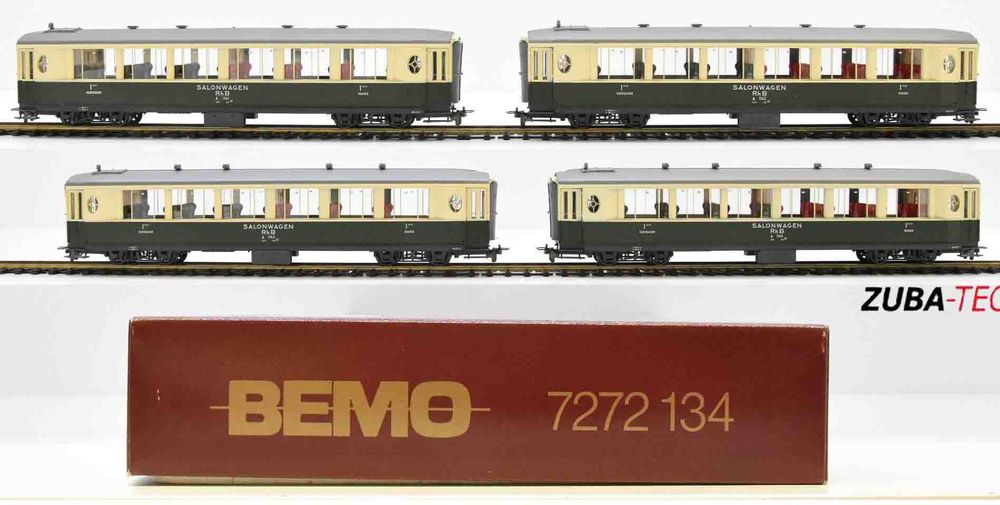 Bemo 7272 134 Salonwagenset RhB H0m GS mit OVP (Gebraucht) in St. Gallen für CHF 102 – mit ...