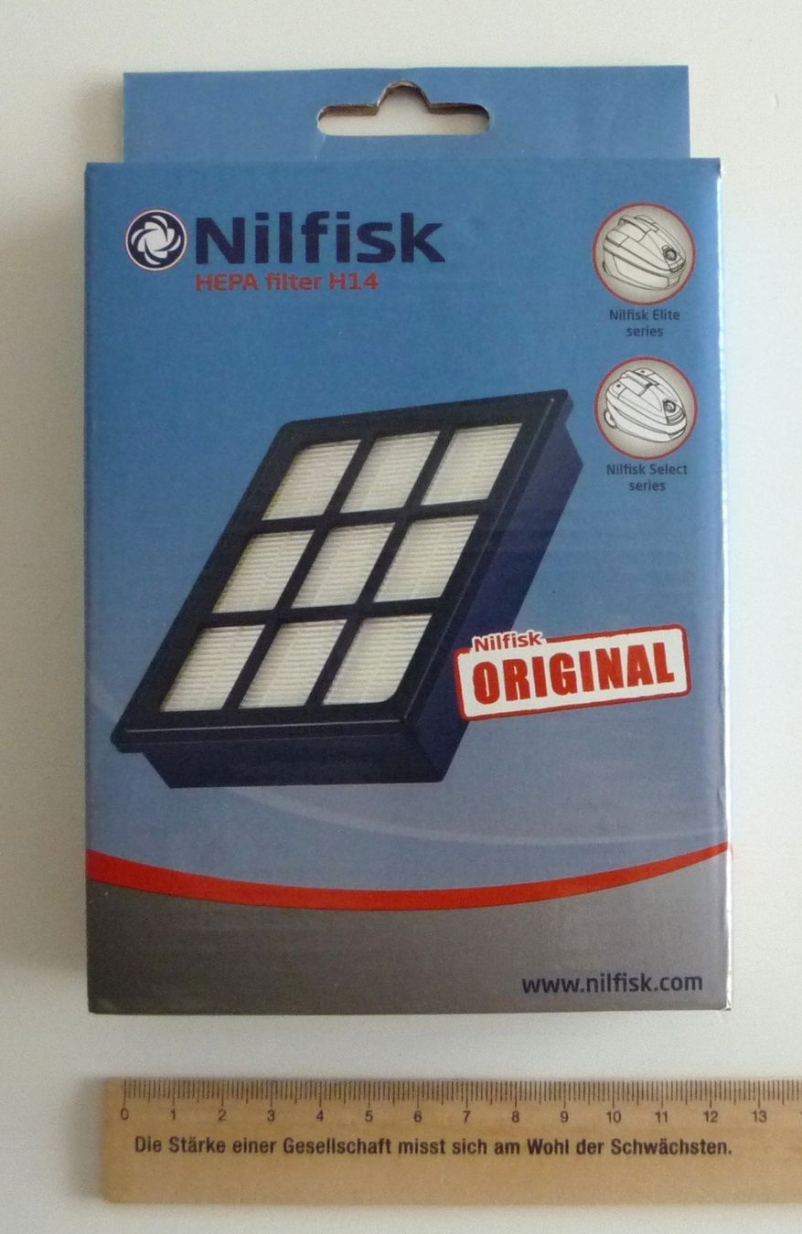 Nilfisk HEPA Filter H14 (für Staubsauger) (Neu und originalverpackt) in ...