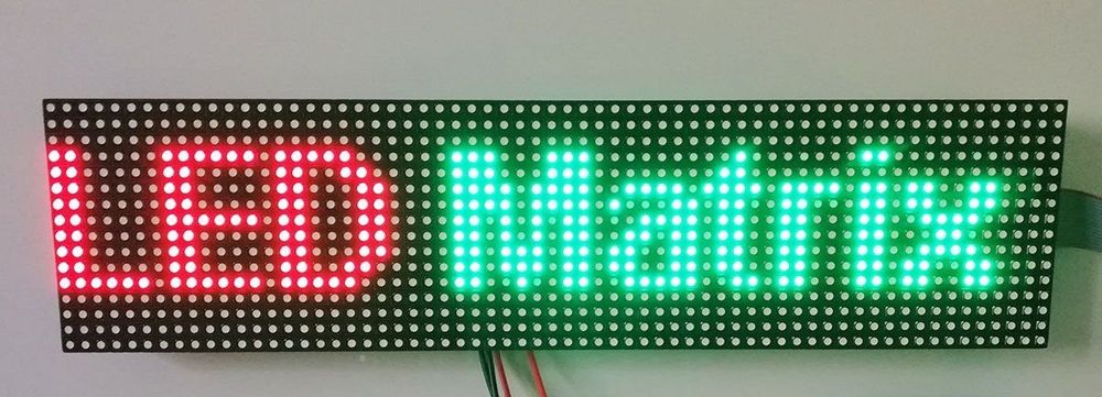 LED Dot Matrix 64x16 Red Green Yellow (Neu (gemäss Beschreibung)) in ...
