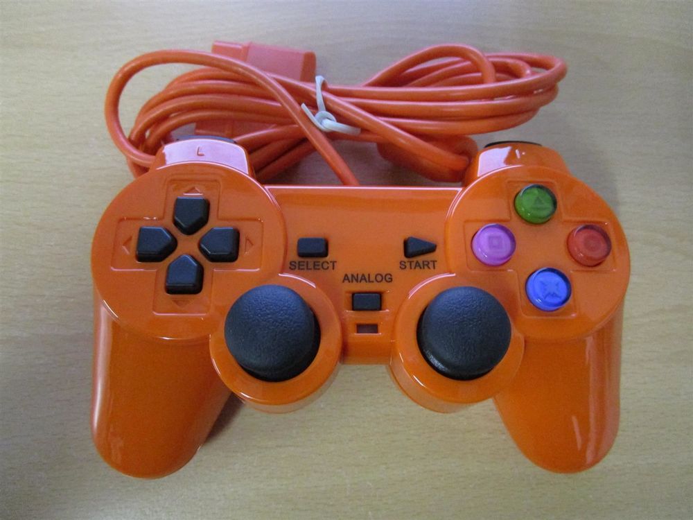 Playstation 2 Controller orange PS2 | Kaufen auf Ricardo