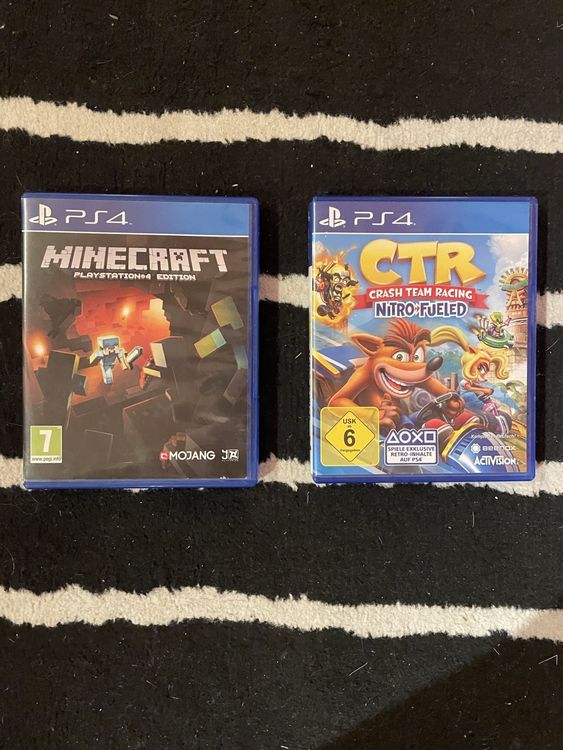 Minecraft & Crash Team Racing Ps4 Disc | Kaufen auf Ricardo