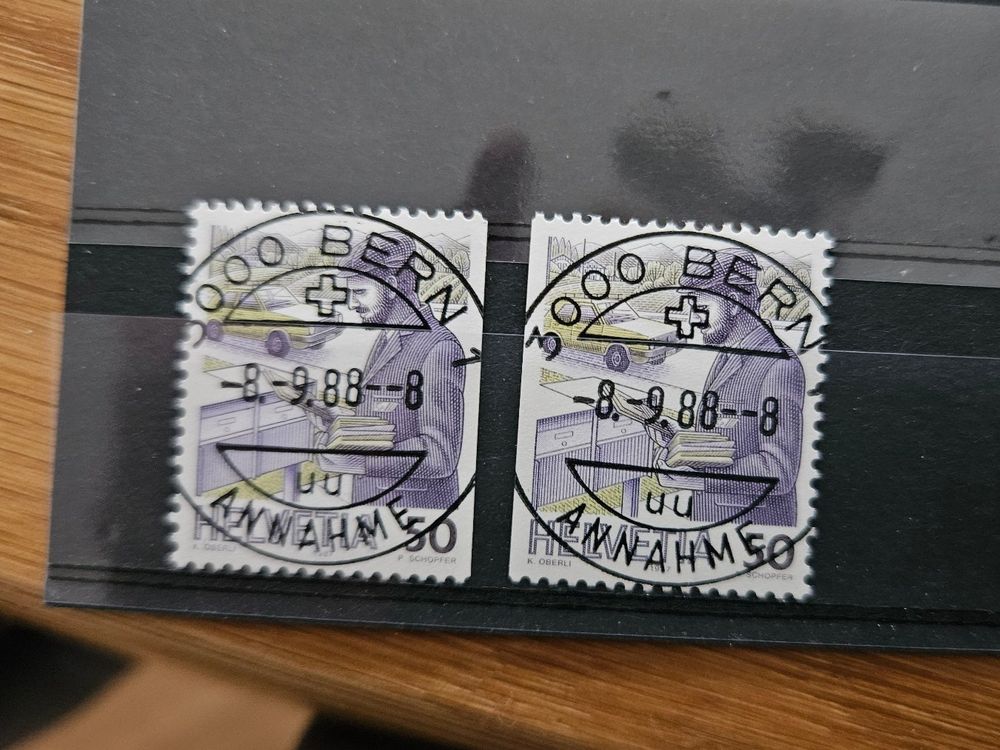 738H1+2 aus Markenheft mit ET VOLL (RAR) ab nur 2.-- | Kaufen auf Ricardo