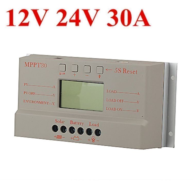 MMPT Laderegler Solarregler 30A 12V 24V (Neu (gemäss Beschreibung)) in ...