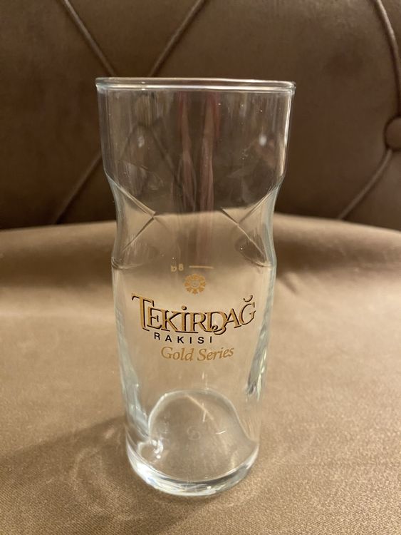 Rakı Glass, 4 Stk. neue Raki Gläser, Tekirdağ und Yeni Rakı (Neu ...