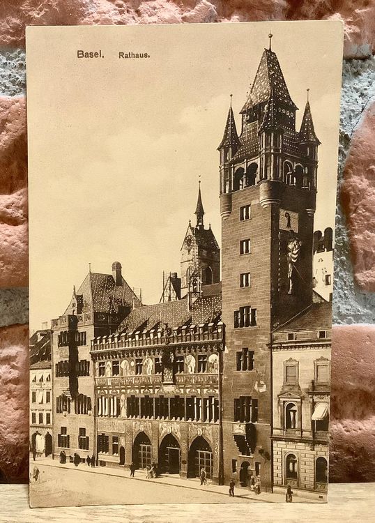 Antike AK - RATHAUS Basel - Belebt (Gebraucht) in Root für CHF 1 – mit Lieferung auf Ricardo kaufen