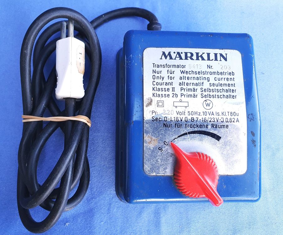 TRANSFO MÄRKLIN 10 VA / TRAFO MÄRKLIN 10 VA | Kaufen auf Ricardo