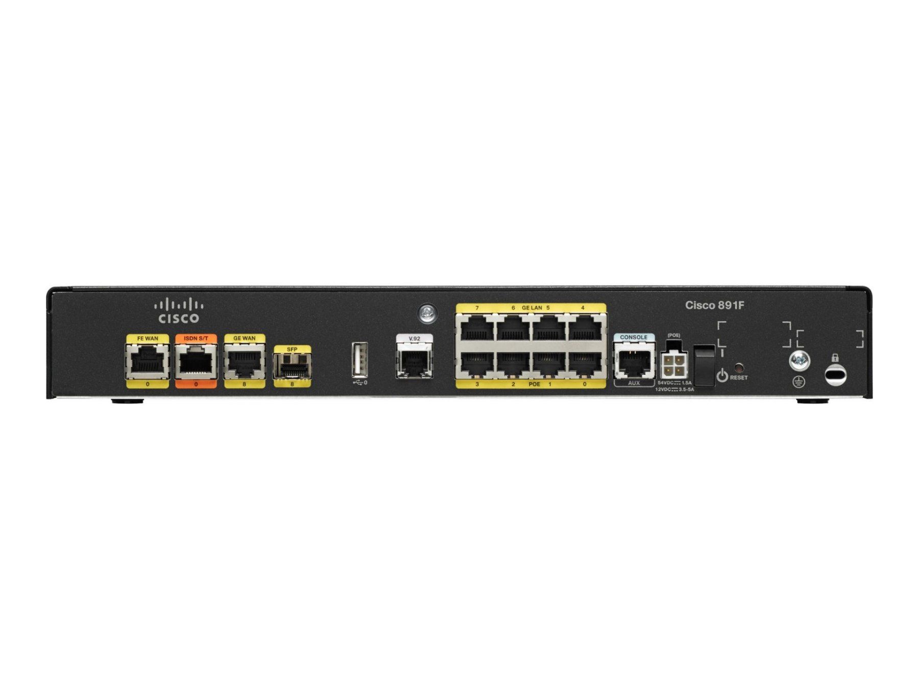 Cisco Managed Ethernet-Router C891F mit 8 Ports 10/100/1000 (Gebraucht ...