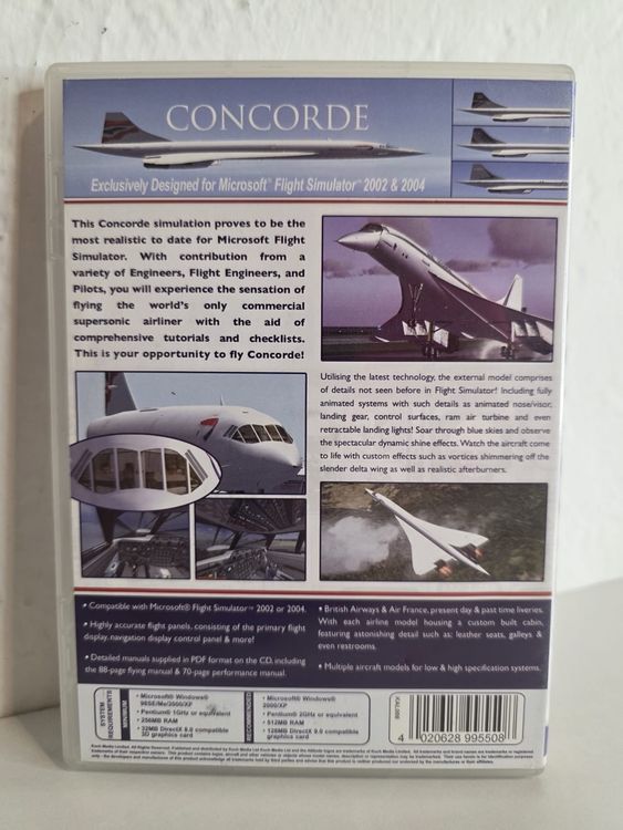Concorde - Altitude - Microsoft Flight Simulator Game PC CD (Gebraucht ...