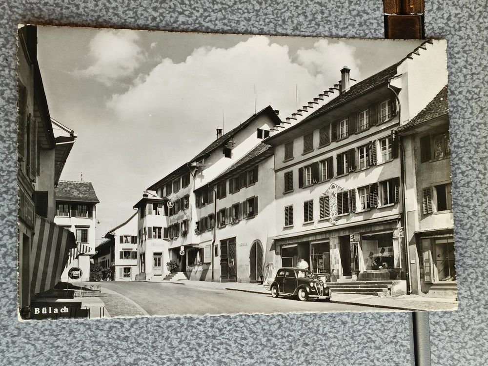 Photo Karte / Bülach - mit Automobil / ca. 1930 (Gebraucht) in Brugg AG ...