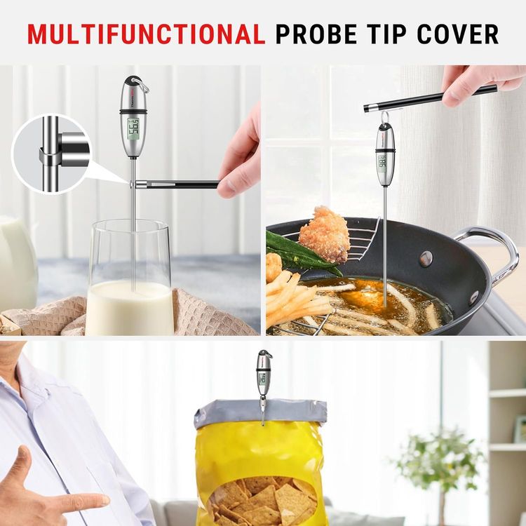 Milch Kochen ohne ärger Fleisch Thermometer 0-100 Grad (Gebraucht) in ...