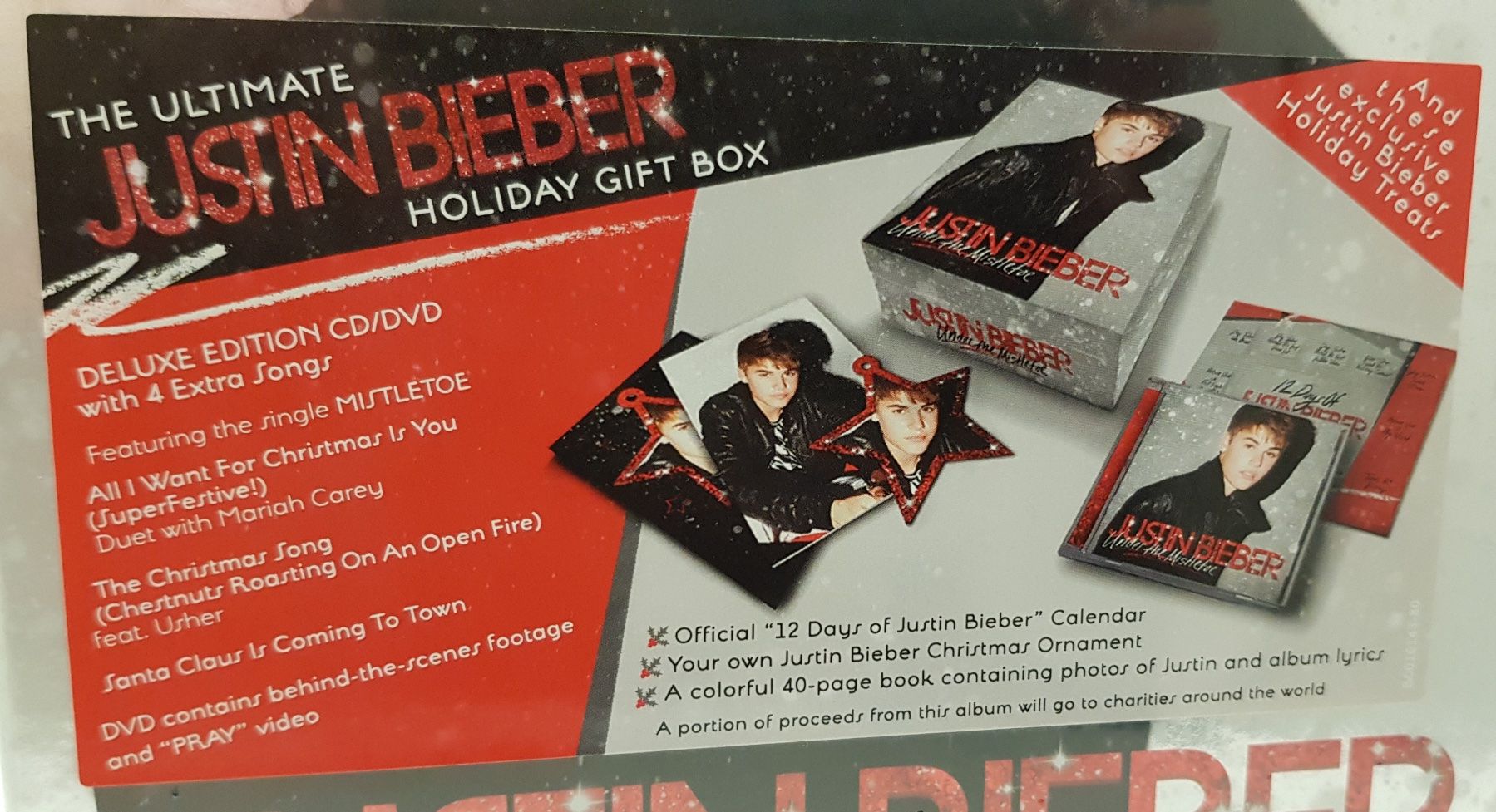 ‼️ Justin Bieber Under the Mistletoe Holiday Gift Box (Neu und ...