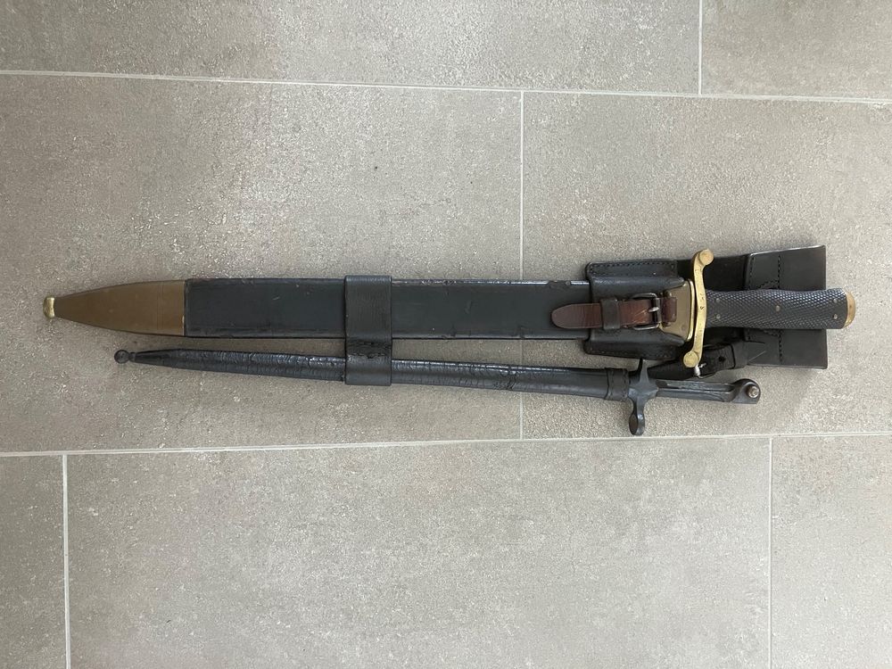 Gotthardbsteck Faschinenmesser/Stichbajonett Armee Vetterli (Gebraucht) in Gelterkinden für CHF ...