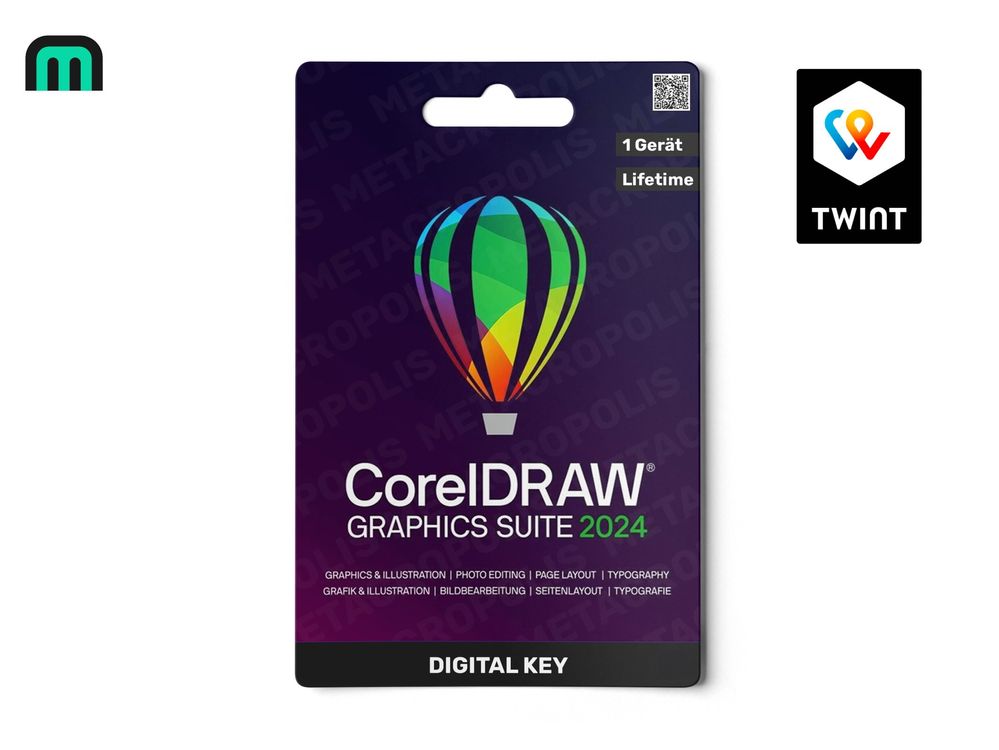CorelDraw Graphic Suite 2024 - 1 PC / MAC - Lifetime (Neu und originalverpackt) in Dietlikon für ...