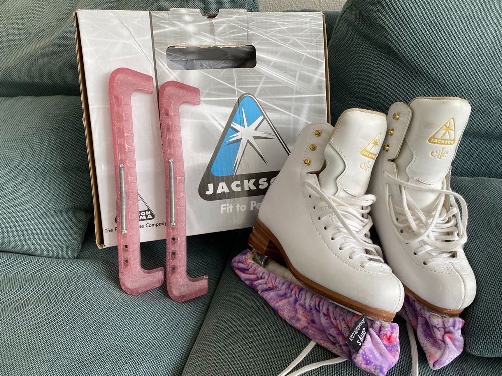 Eislaufschuhe Jackson ELLE in Grösse 32.5 (Gebraucht) in Fällanden für ...