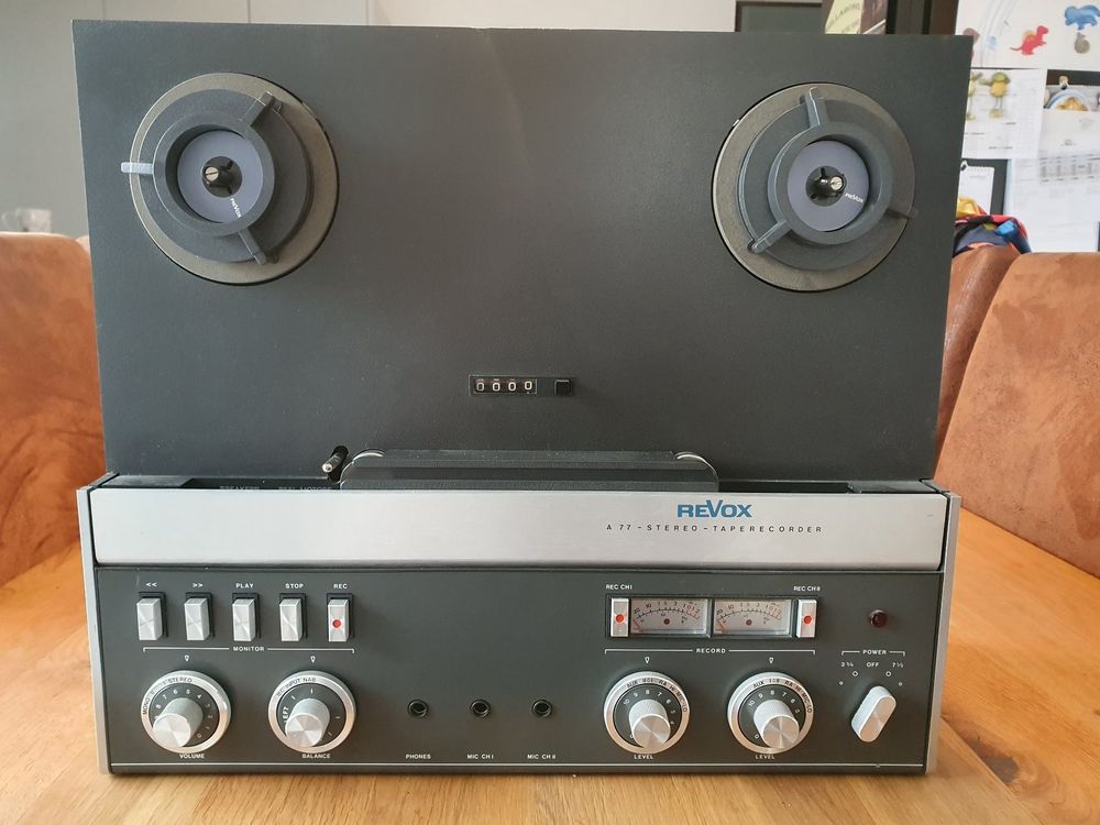 Revox A77 4 Spur Spulentonband inkl. Netzkabel und 2 NAB (Defekt) in Brütten für CHF 127 – nur ...