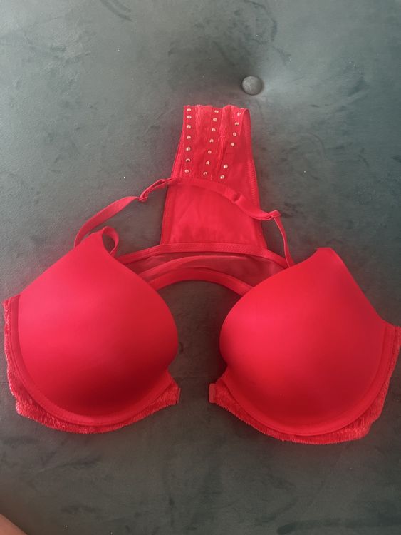 Victoria’s Secret Roter Push-up BH mit Strass, 36b (Gebraucht) in Winterthur für CHF 19 – mit ...