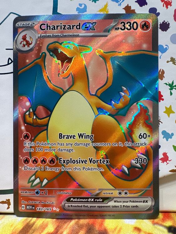 Pokémon 151 Charizard ex 183/165 (Neu (gemäss Beschreibung)) in ...