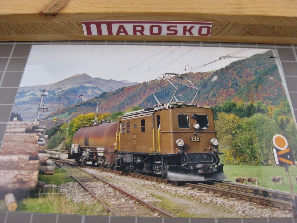 Echtfoto: Furna, 2000, Rhätische Bahn RhB, Grösse ca 9x13 cm (Gebraucht ...