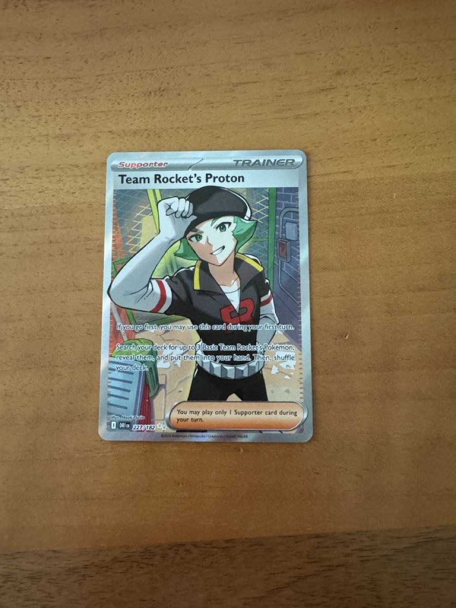 Pokemon DRI EN Team Rocket’s Proton 227/182 (Neu (gemäss Beschreibung ...