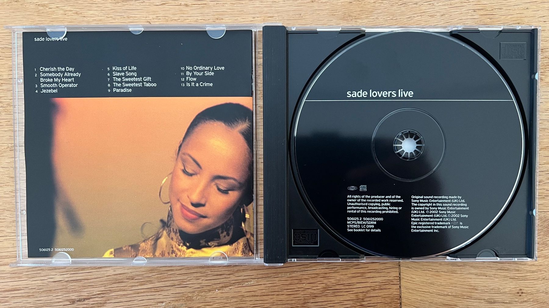 sade - Lovers Live / CD - 1. EU-Press. 2002 (Gebraucht) in Gais für CHF ...