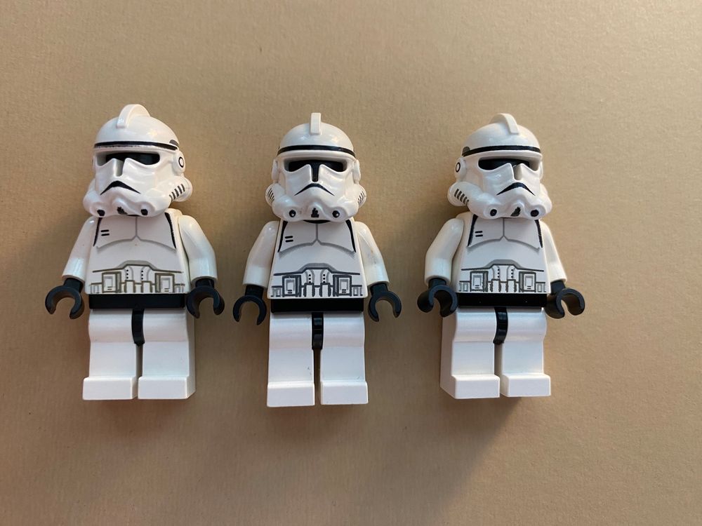 Lego Star Wars Vintage Clone Trooper Phase 2 (3 Stk einzeln) (Gebraucht ...