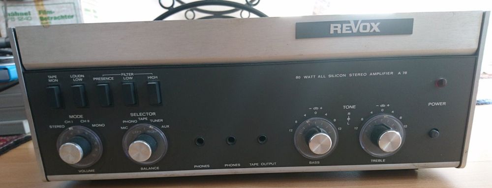 REVOX A78 Stereo Verstärker / Amplifier | Kaufen auf Ricardo
