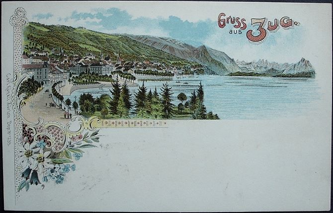 LITHO Gruss aus Zug (Neu (gemäss Beschreibung)) in Jona für CHF 27.7 – mit Lieferung auf Ricardo ...