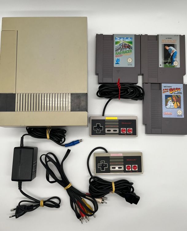 NES + 3 Spiele Blob Nintendo Entertainment System Retro (Gebraucht) in ...
