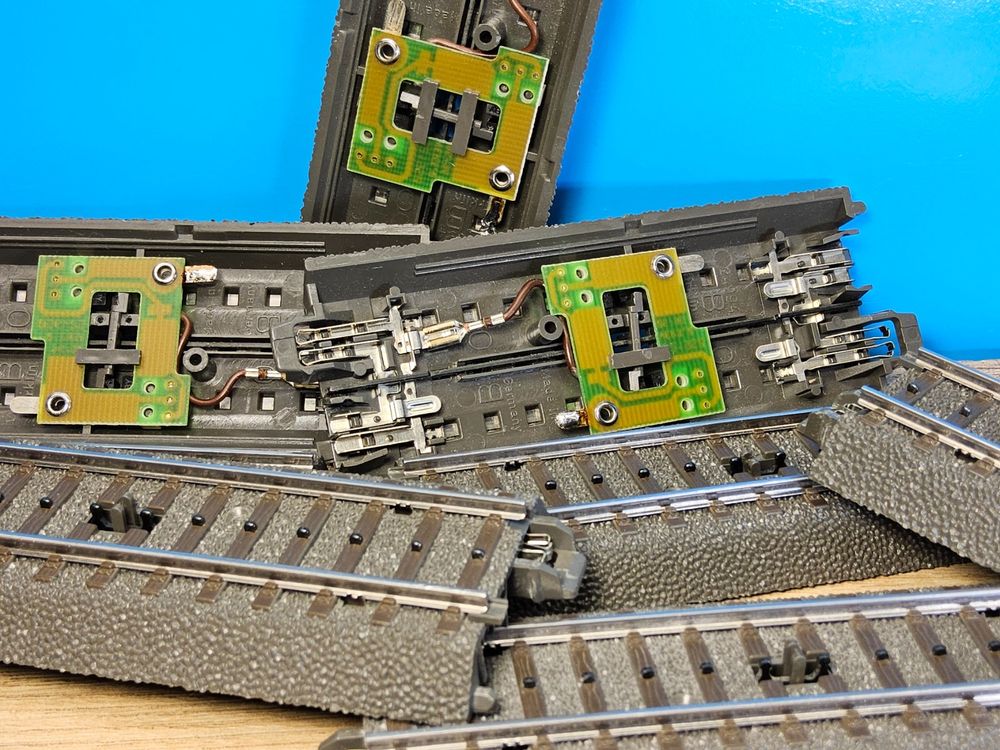8 x Märklin 24994 C Gleis Schaltgleis Gerade 94.2mm Spur H0 (Gebraucht ...