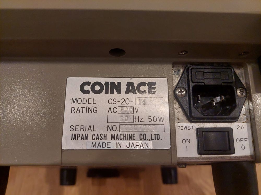 Coin Ace CS-20-14 (Münz Sortierer) JAPAN CASH MACHINE CO LTD (Gebraucht ...