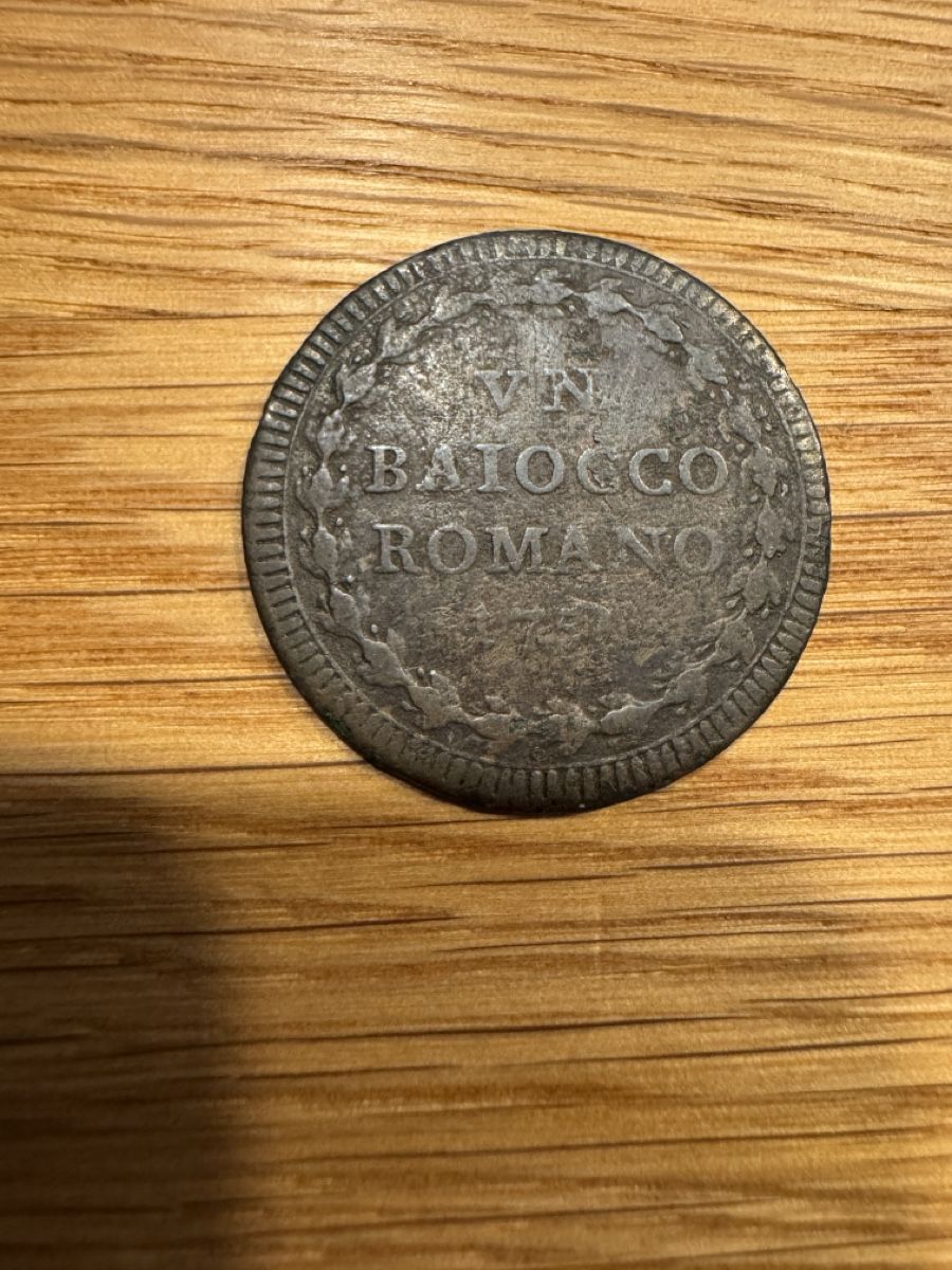 Antike Münze: Seltener Baiocco Romano 1756, Top Zustand! (Gebraucht) in ...