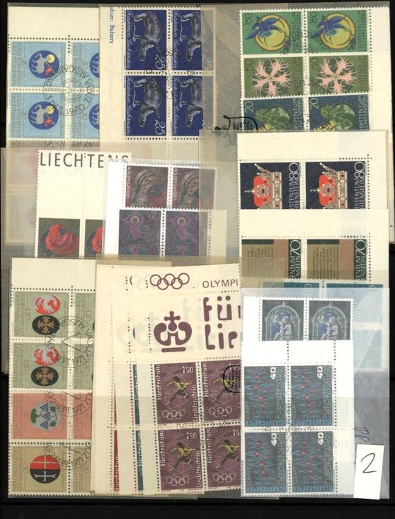 FL Viererblocks 8 Seiten Riesen Sammlung (AZ588) (Gebraucht) in Seuzach für CHF 69 – mit ...