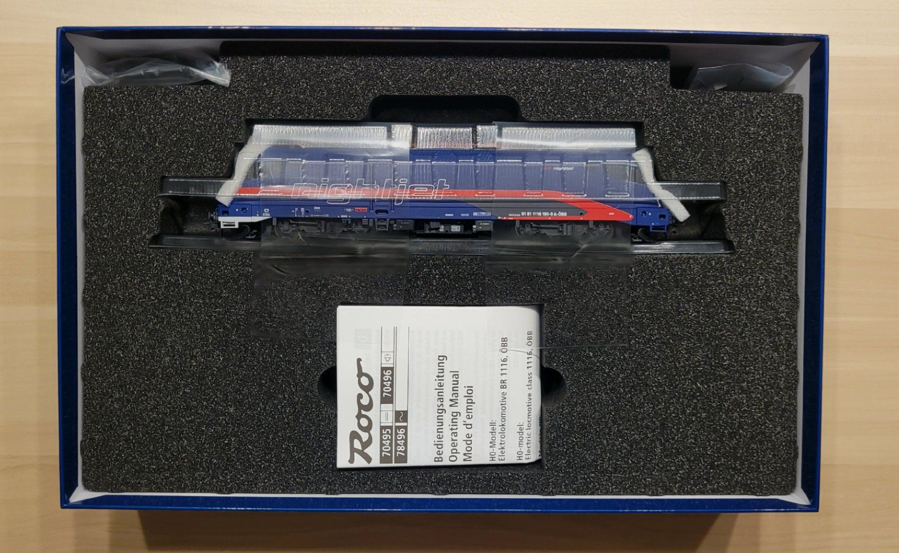 SALE‼️ Roco 70495 ÖBB 1116 195 „Nightjet‟ Taurus DC analog (Neu und ...