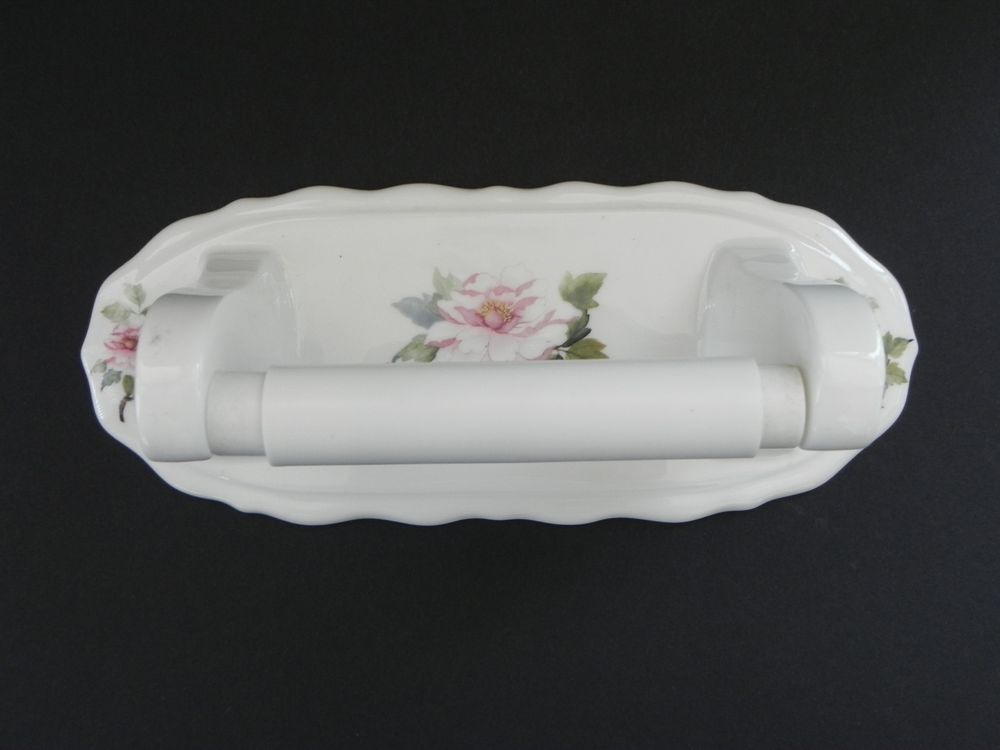 WC Rollenhalter * HADIDA * Fine Bone China made in England (Neu (gemäss ...