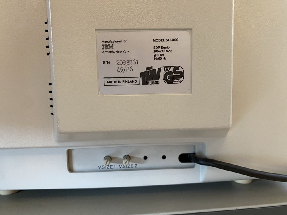 IBM Personal Computer AT 5170 mit Bildschirm und Drucker (Gebraucht) in ...