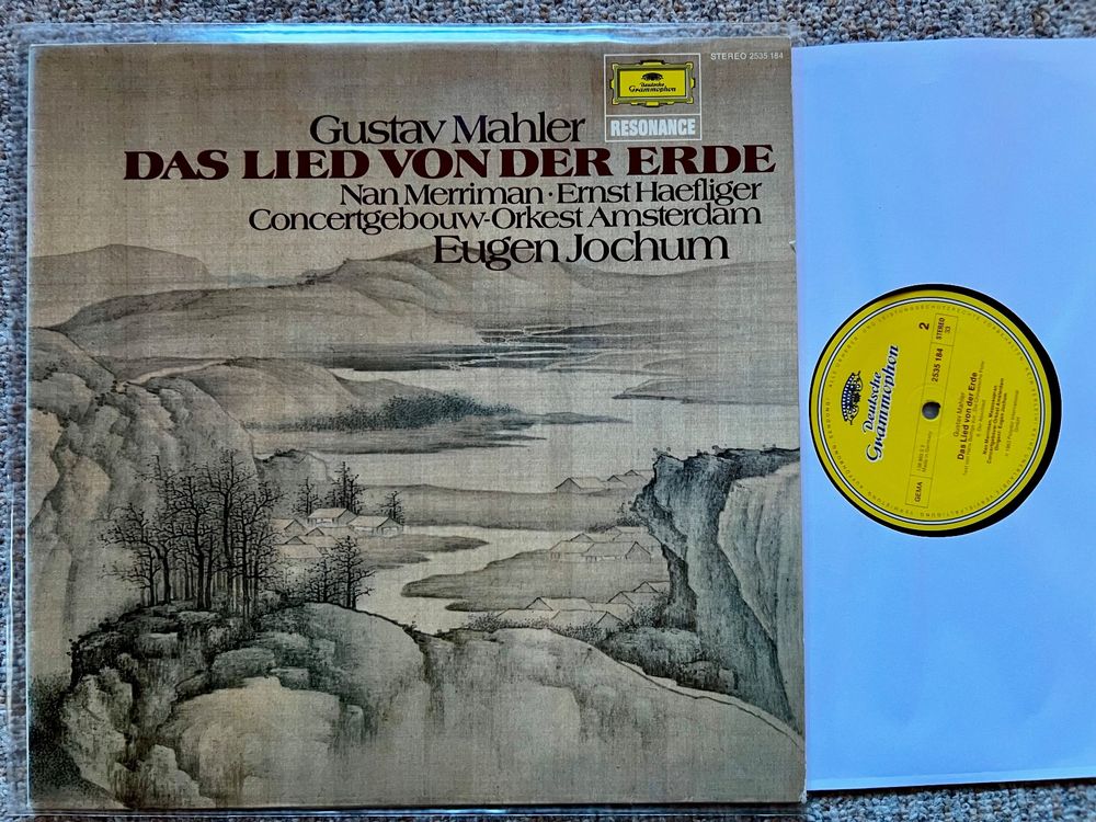 Mahler Das Lied Von Der Erde Jochum Häfliger LP GEWASCHEN (Gebraucht) in Unterseen für CHF 9.9 ...