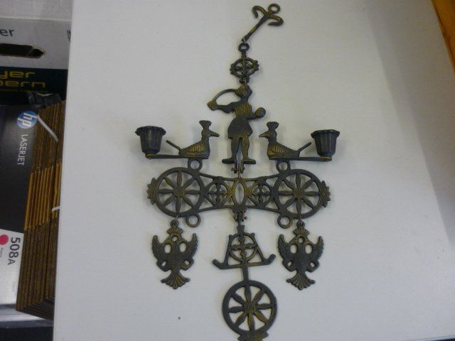 Kerzenhalter Wandkerzenhalter Stabkerzen Metall Messing | Kaufen auf Ricardo