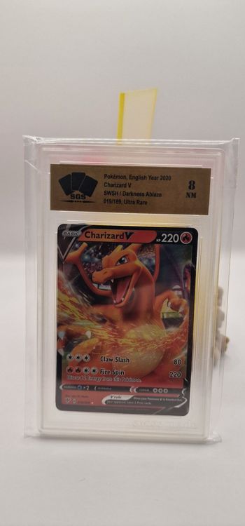 Charizard V SWSH / Darkness Ablaze - 019/189 - ENGLISH - 8 (Neu und ...