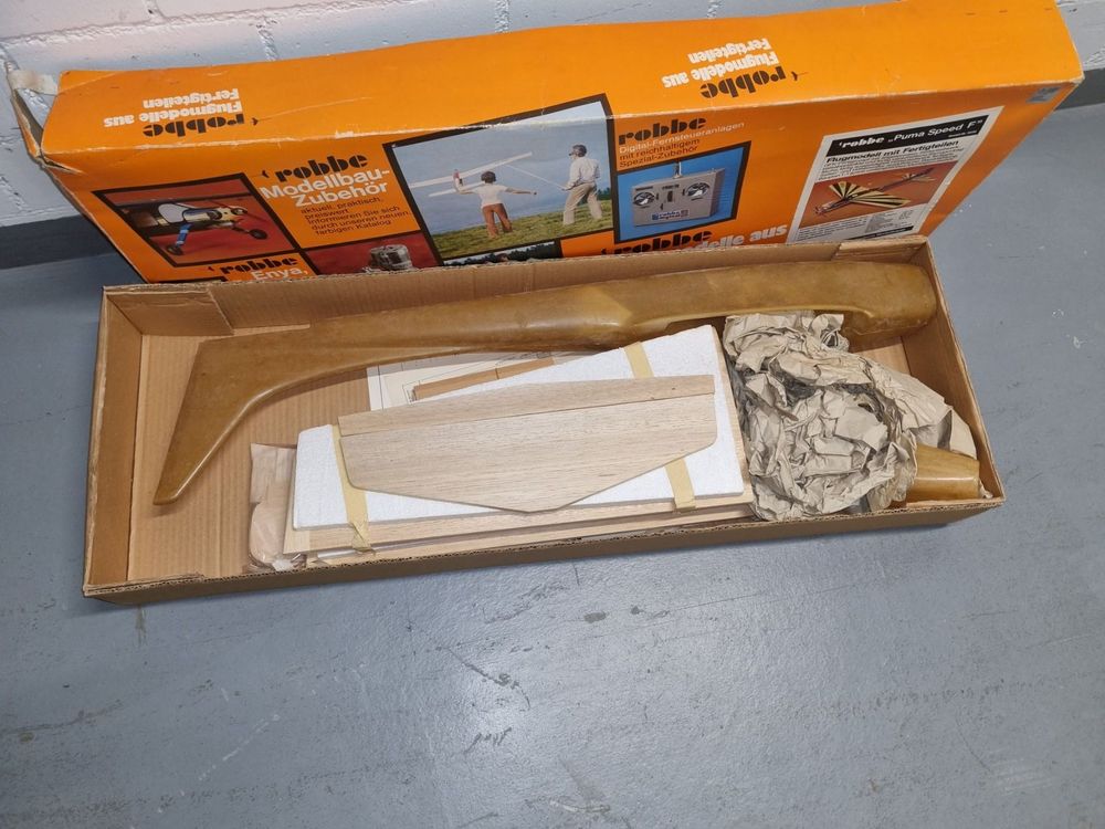Baukasten Robbe Puma Speed F aus den 70er Jahren (Neu (gemäss ...
