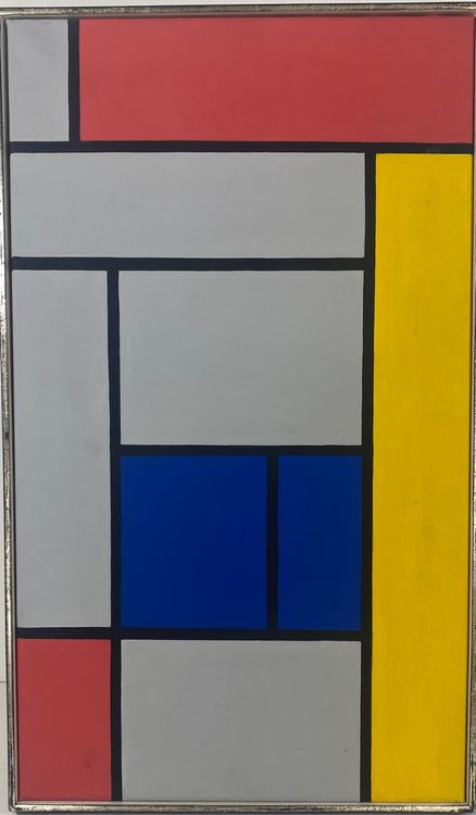 Moderne/Konkrete Gemälde unleserlich signiert | Kaufen auf Ricardo